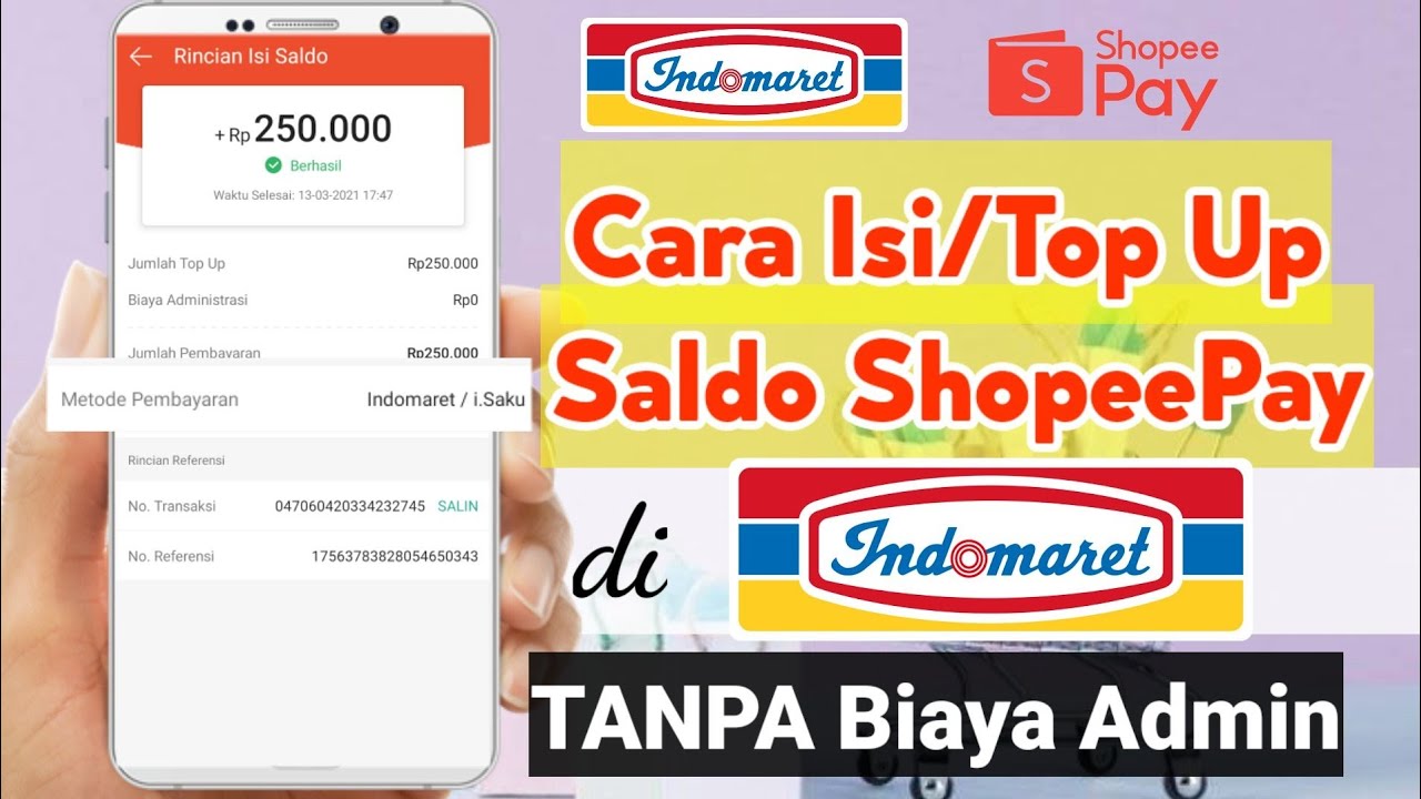 Gampang Banget! Cara Isi Saldo ShopeePay di Indomaret - YouTube