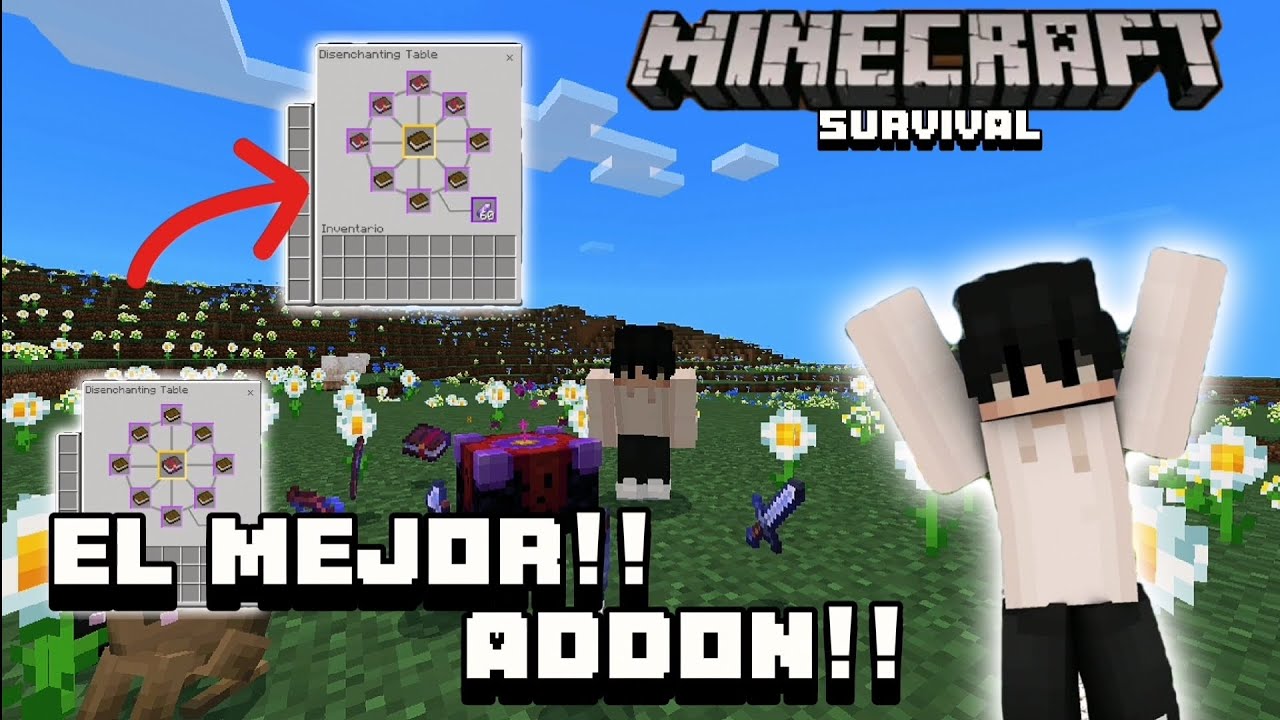 Disenchanter!!!! el mejor ADDON SUPERVIVENCIA MINECRAFT 1.21 - YouTube