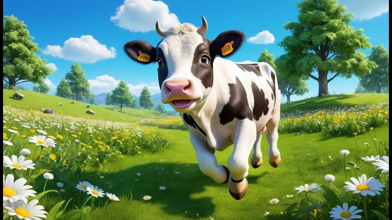 Baby Cow Goes Moo Moo Moo | Sweet Farm Animal Song for Kids | Fun ...
