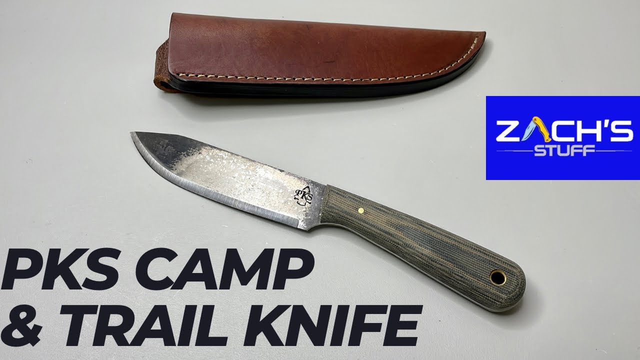 PKS Camp & Trail Knife (Camo Micarta) - YouTube