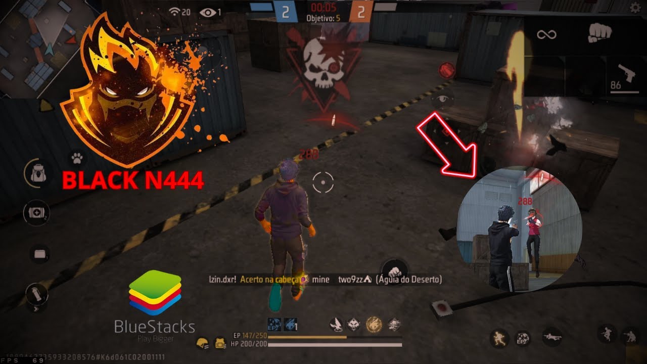 ATIVEI O MODO BLACK N444 NESSE TREINAMENTO!!*amassei muito* - YouTube