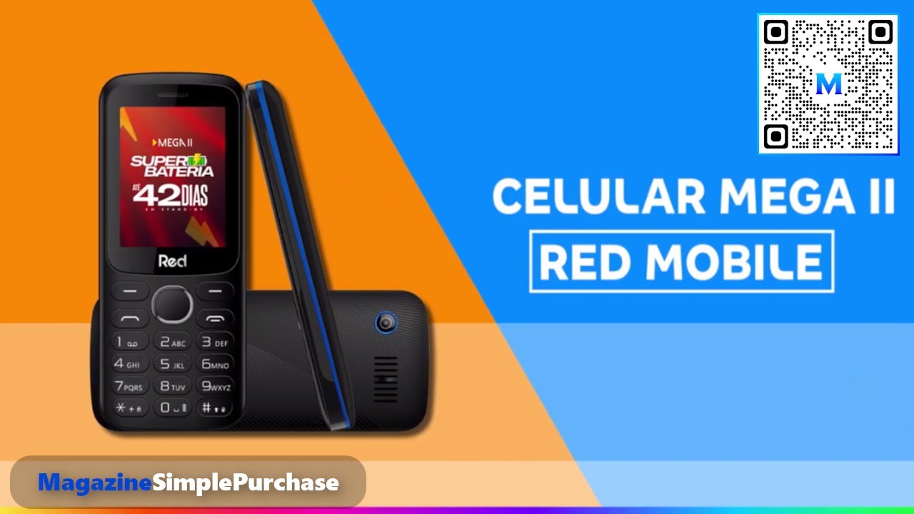 Celular Red Mobile Mega II M010G Dual Chip 32MB - 2G Rádio FM Bluetooth ...