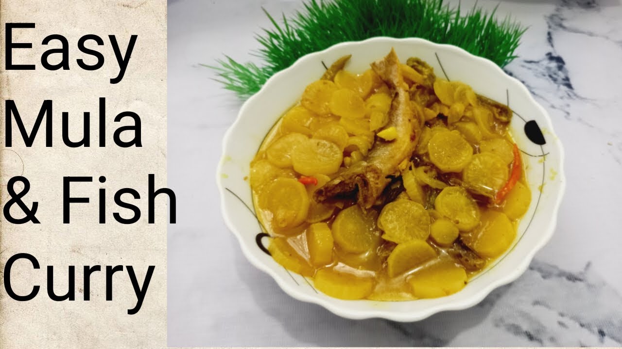 Easy Mula & Fish Curry || Mula Curry || Mula & Fish Recipe || Simple ...