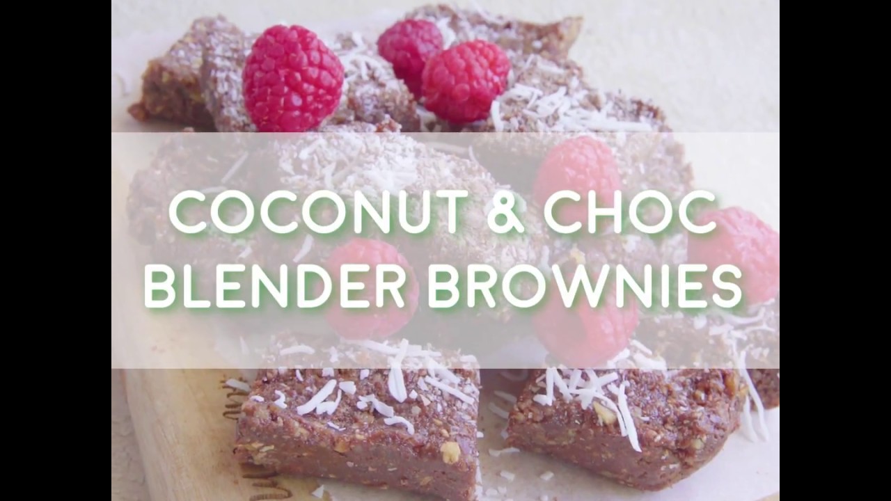 Jessica Sepel's coconut & choc blender brownie recipe - YouTube