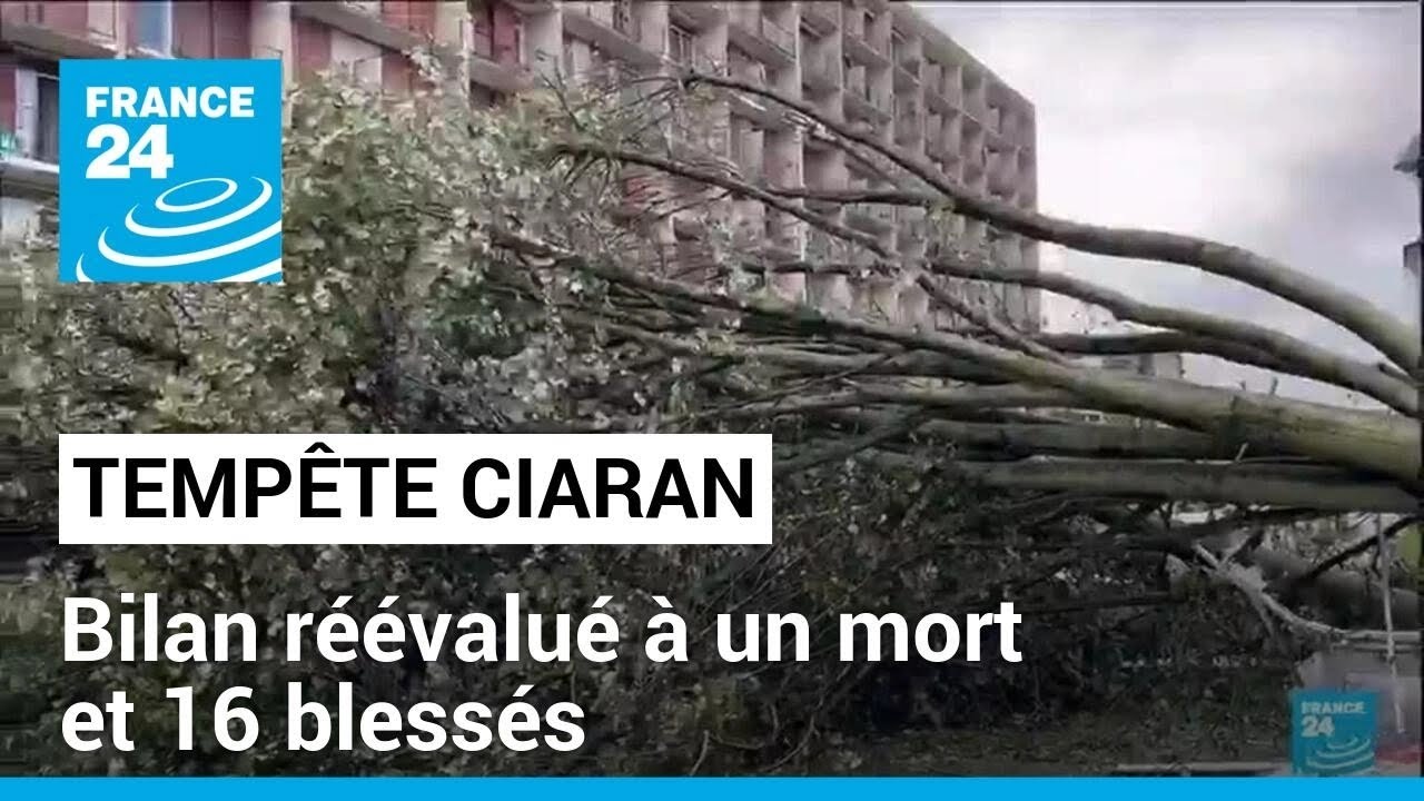 Tempête Ciaran en France : bilan réévalué à un mort et 16 blessés, de ...
