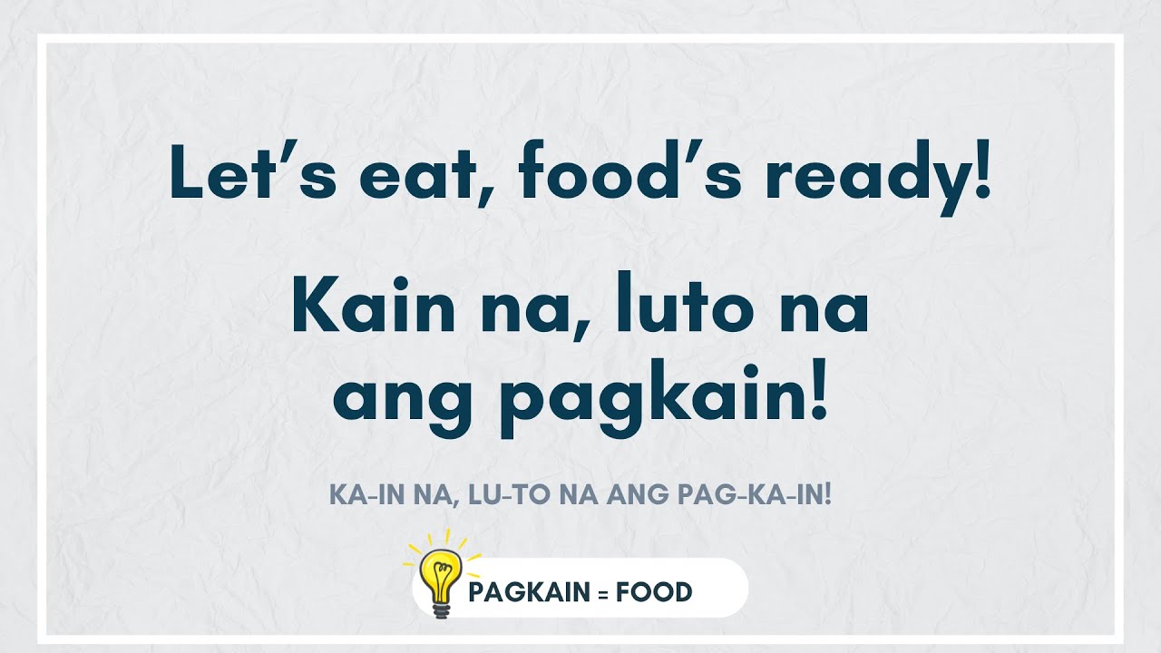 Tagalog Food Quotes 23 Food Quotes | Balikbayan Pasabuy Ideas To Save