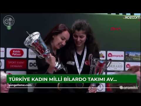 Türkiye Kadın Milli Bilardo Takımı Avrupa Şampiyonu oldu