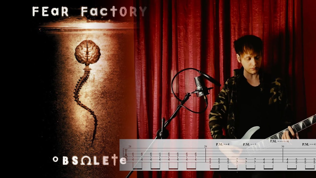 Fear Factory : Shock Guitar Tab Tutorial - YouTube