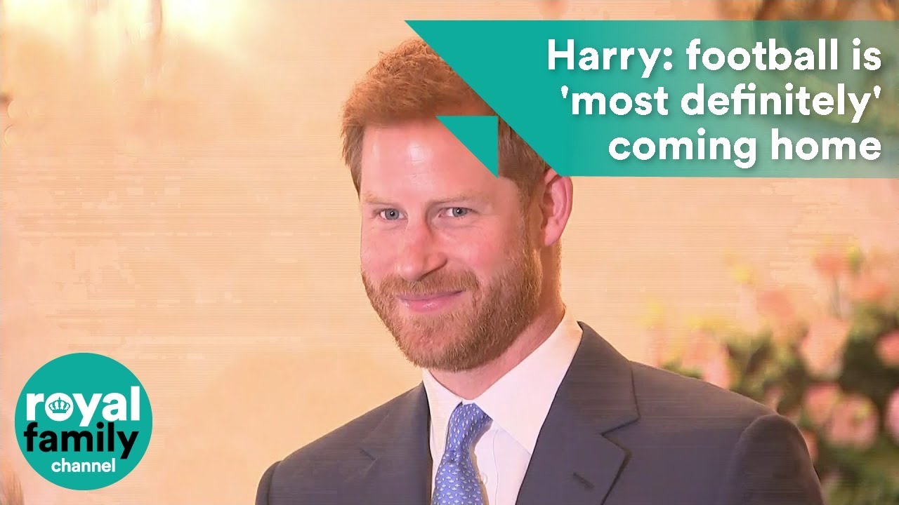 Prince Harry thinks football is 'most definitely' coming home when ...