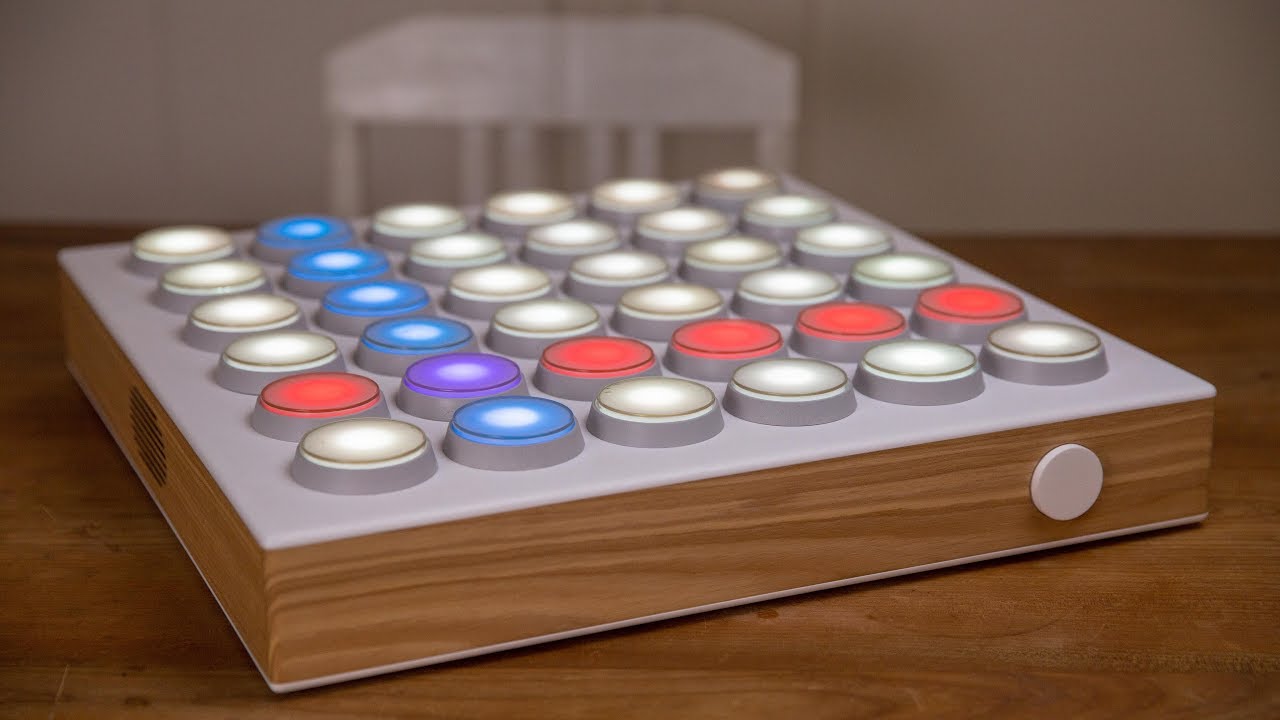 LED GameBoard / RGB LED Based Matrix Game - YouTube
