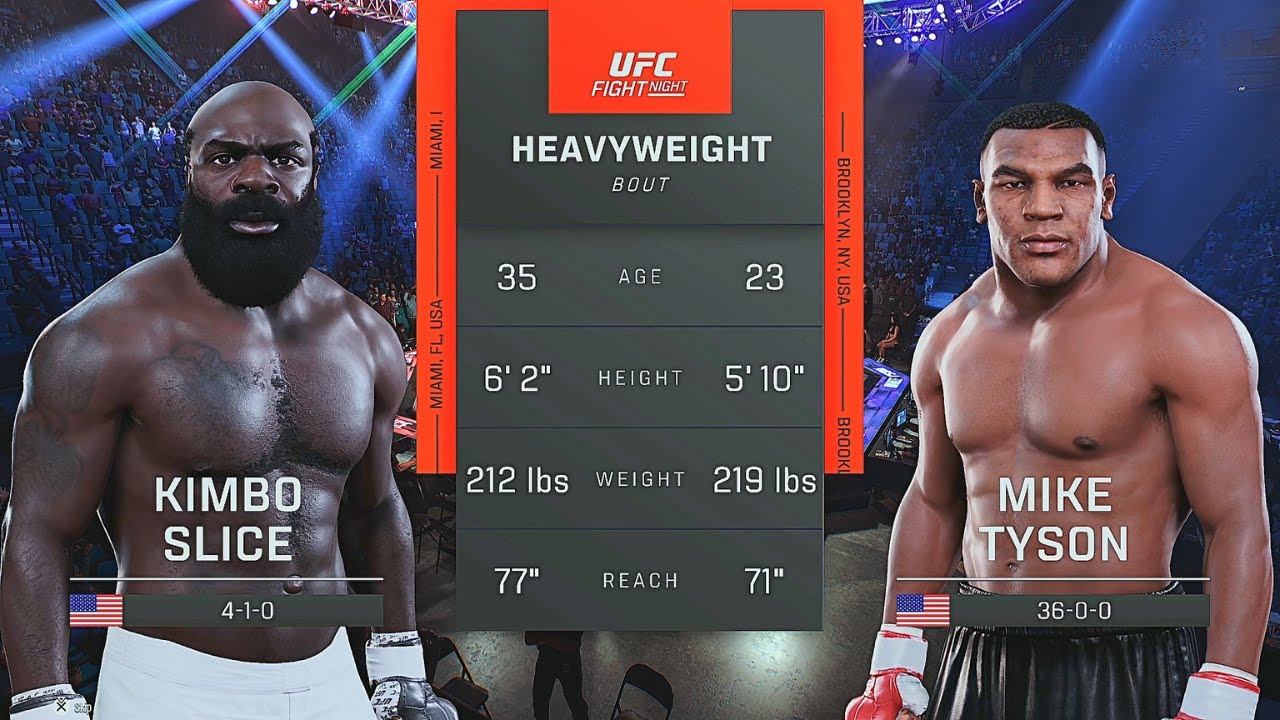 Kimbo Slice Vs. Mike Tyson : EA Sports UFC 5 Simulations : UFC 5 ...