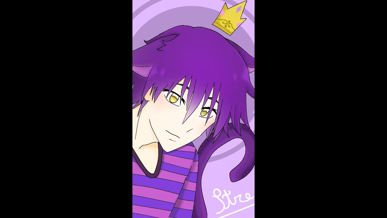 Fan art per Stregatto 🐱💜👑 - YouTube