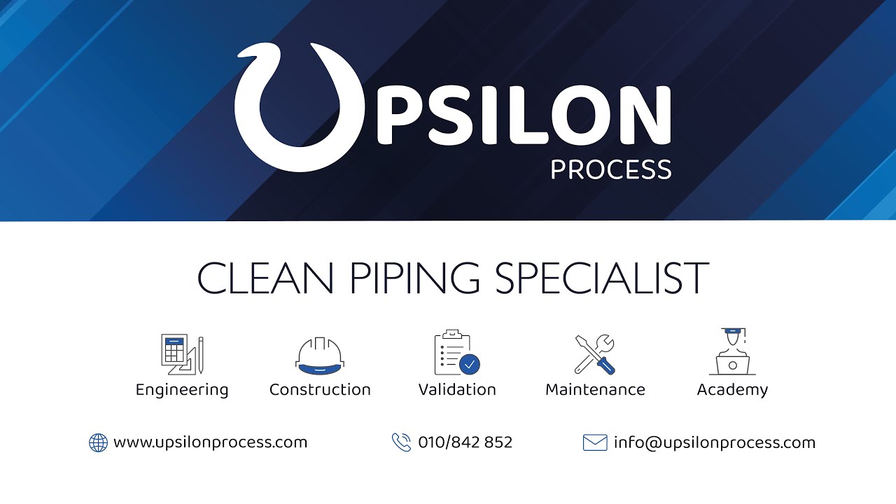 Upsilon Process - Clean Piping & Process - Construction - YouTube