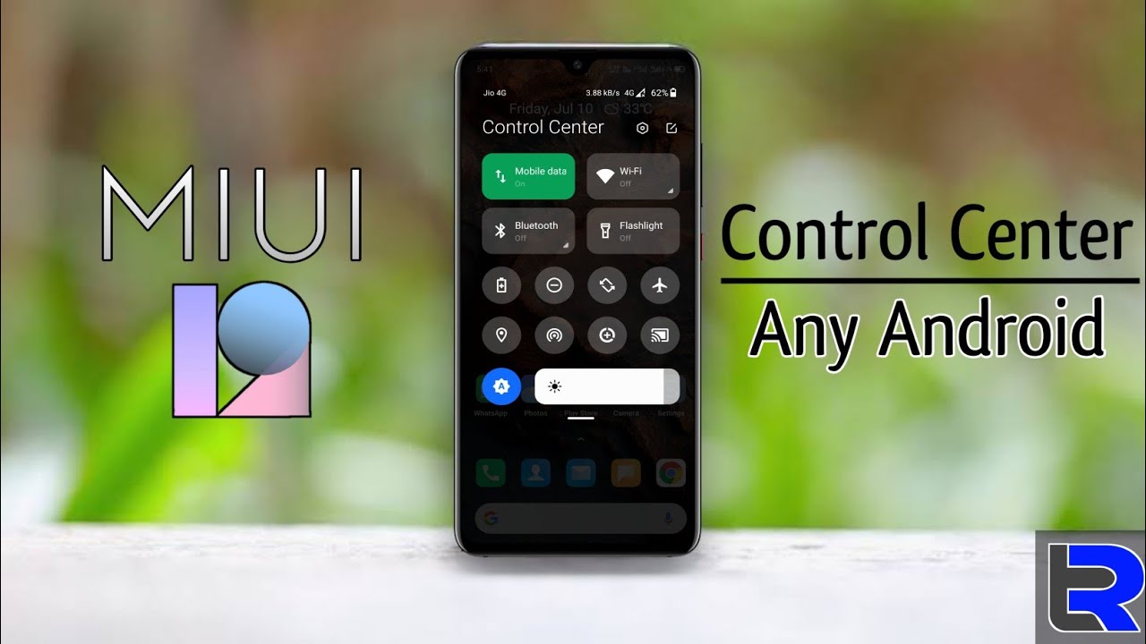 MIUI 12 Control Center on any android phone ft.Realme X2 | No Root ...