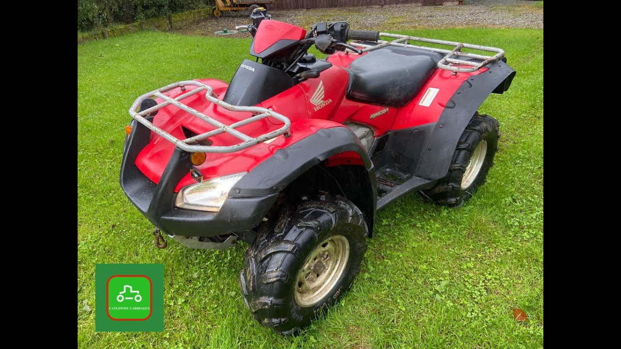 HONDA RINCON 650 4X4 ROAD REG QUAD SOLD BY www.catlowdycarriages.com ...
