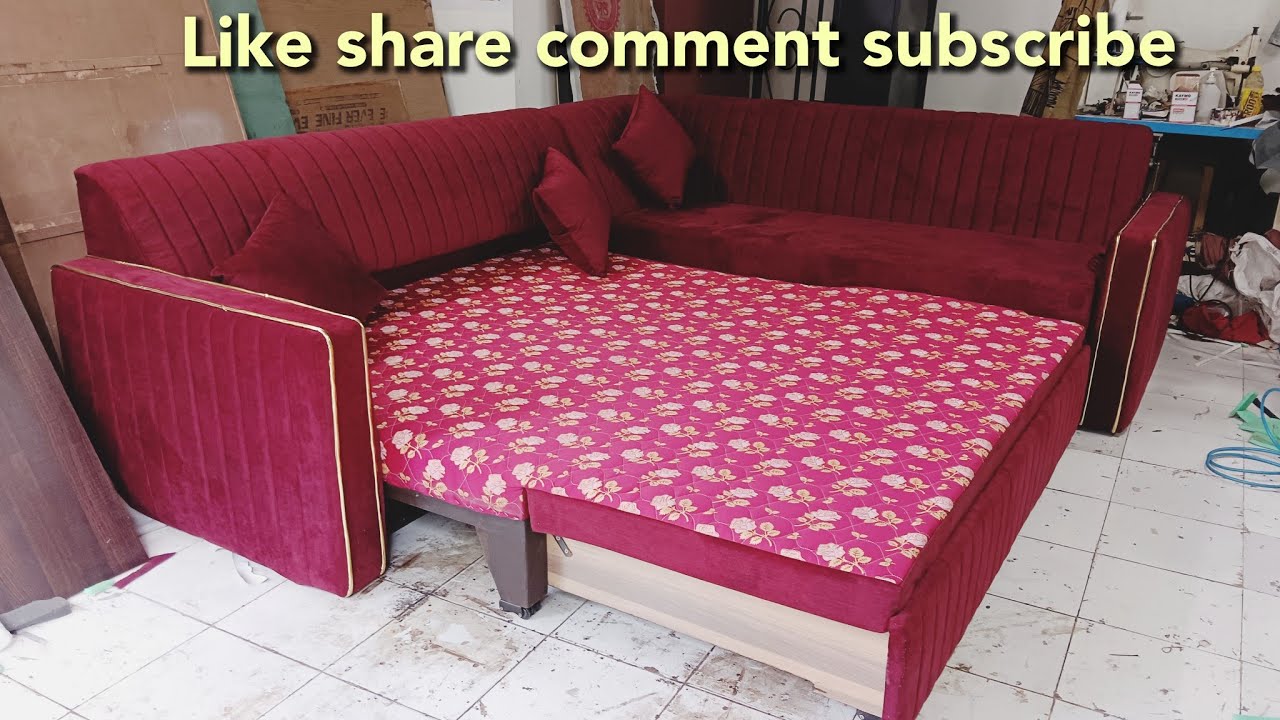 how to make | sofa c** bed | launcher | Al sofa | - YouTube