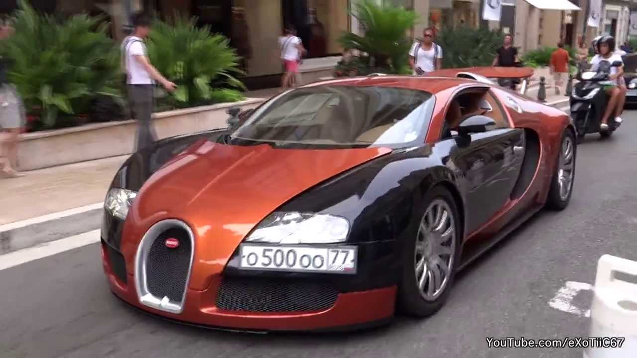 Brown and Black Russian Bugatti Veyron Russian - Walkaround and Drive ...