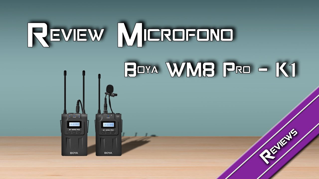 🟣 Review - Micrófono inalámbrico Boya WM8 Pro - K1 - YouTube