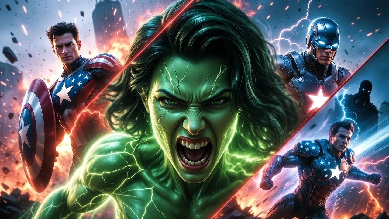 She Hulk Transformation AI Short Film | 3-Minute Cinematic AI Action ...