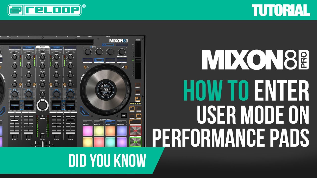 Mixon 8 Pro - How to Enter User Mode on Performance Pads I Did You Know ...