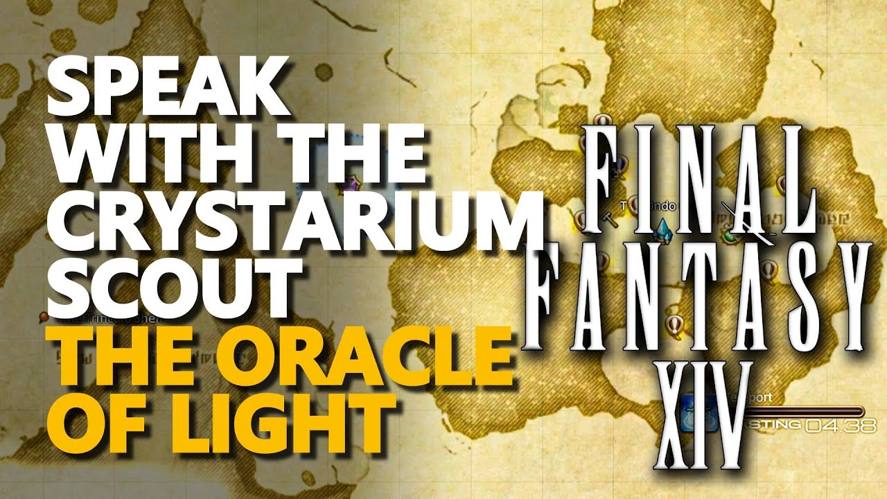 Speak with the Crystarium scout Final Fantasy XIV The Oracle of Light ...