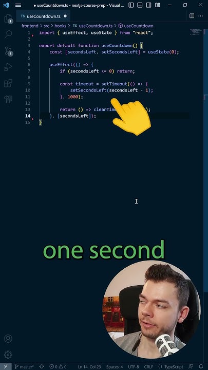 React Countdown Timer Hook Tutorial - YouTube
