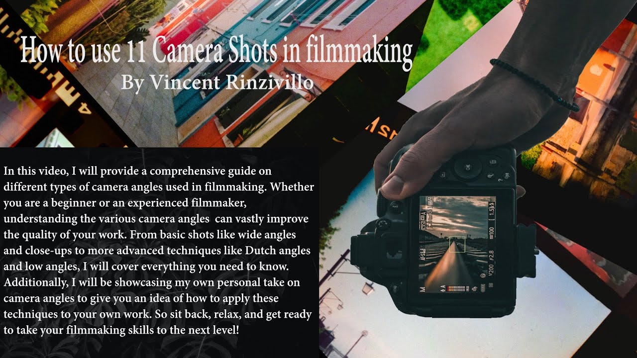 How to use 11 Camera Shots in Filmmaking - YouTube