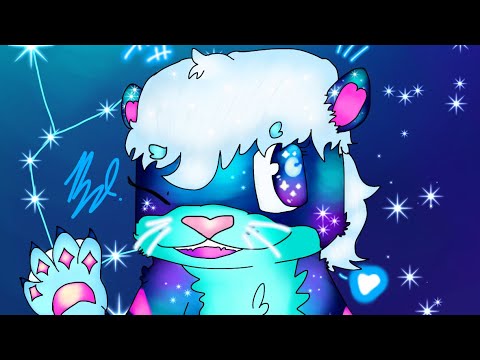 Aquarius, the space artist otter! (My fursona) read desc - YouTube