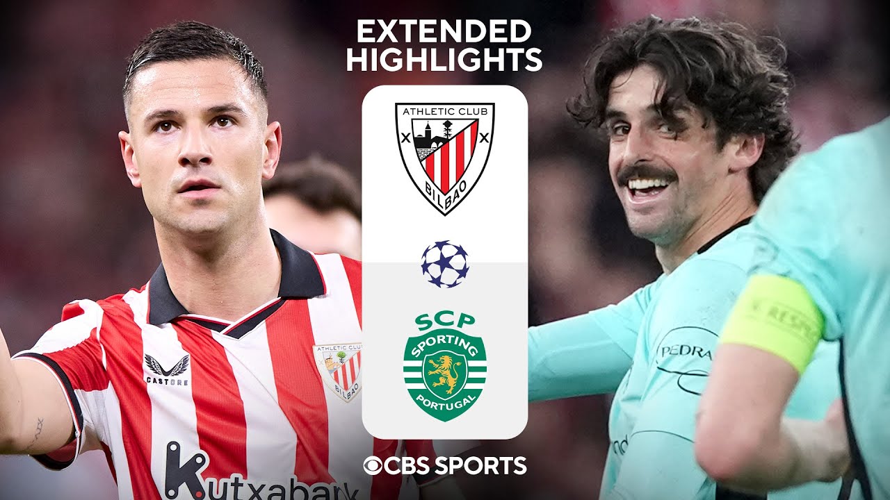 Athletic Club vs. Sporting CP: Extended Highlights | UCL League Phase ...