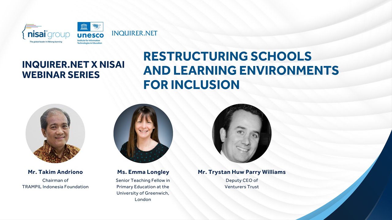 INQUIRER.NET X NISAI WEBINAR SERIES | RESTRUCTURING SCHOOLS AND ...