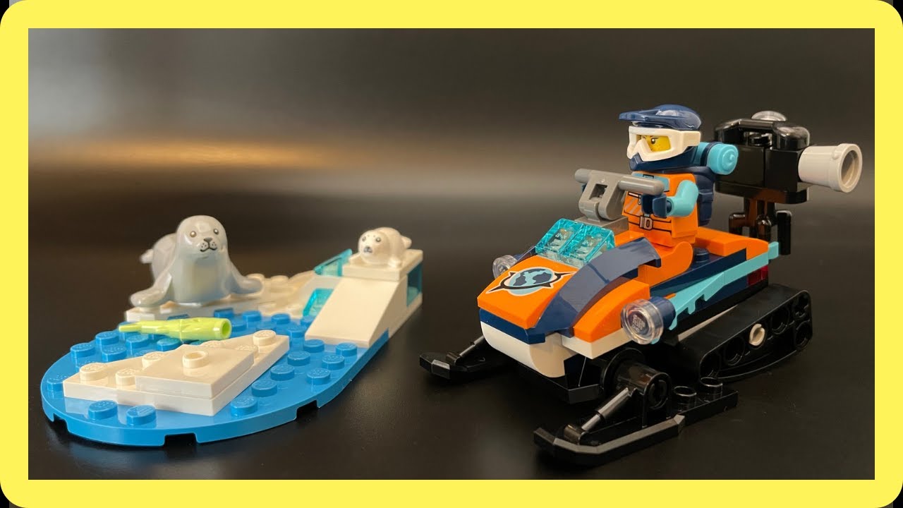 LEGO CITY Arctic Explorer Snowmobile [Unboxing toys] - YouTube