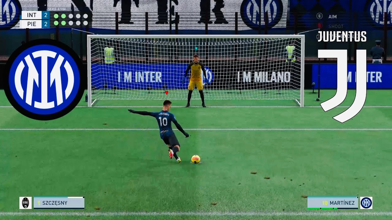 Supercoppa Italiana INTER vs JUVENTUS [Penalty shootout] FIFA 22 - YouTube