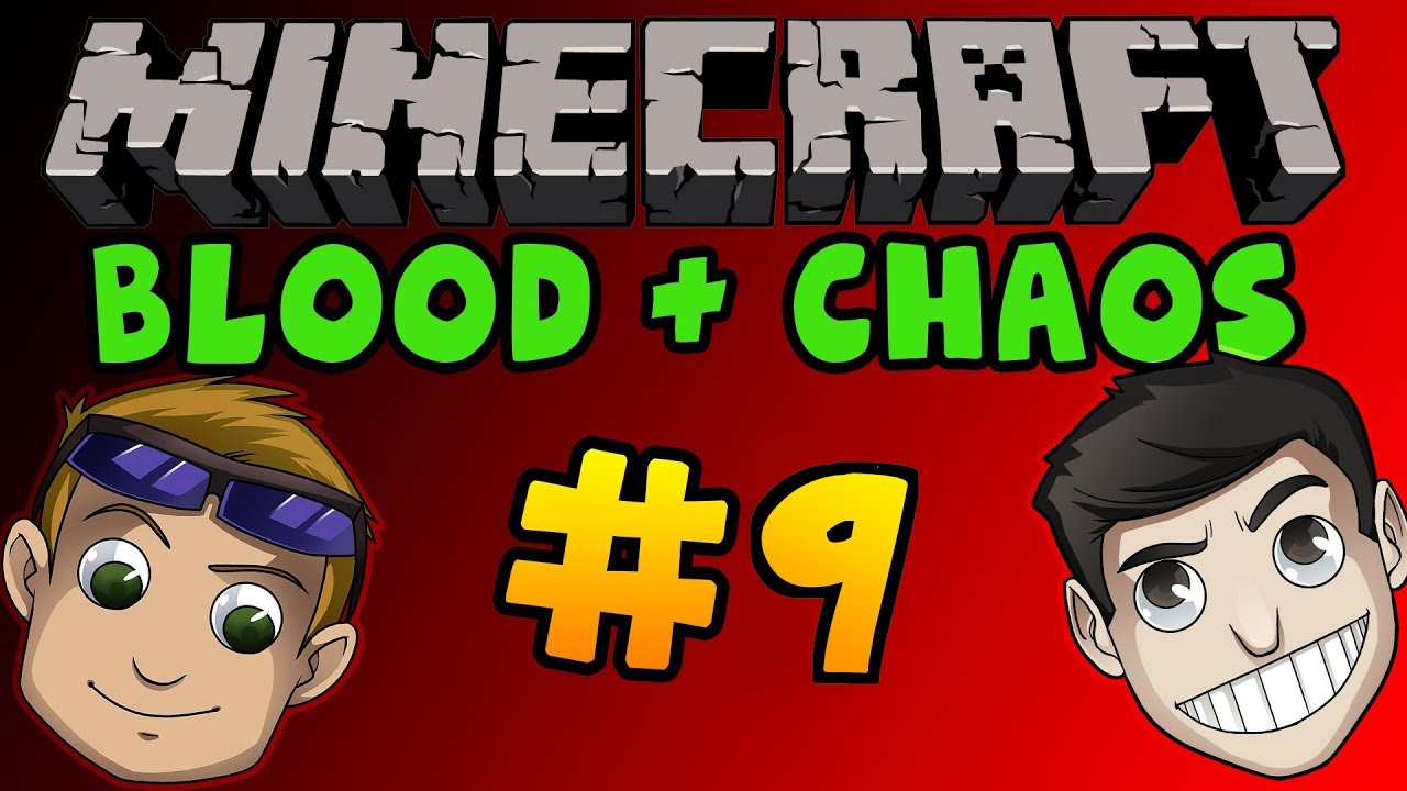 Minecraft - Blood and Chaos #9 - Ghast Tears and Glowstone! - YouTube