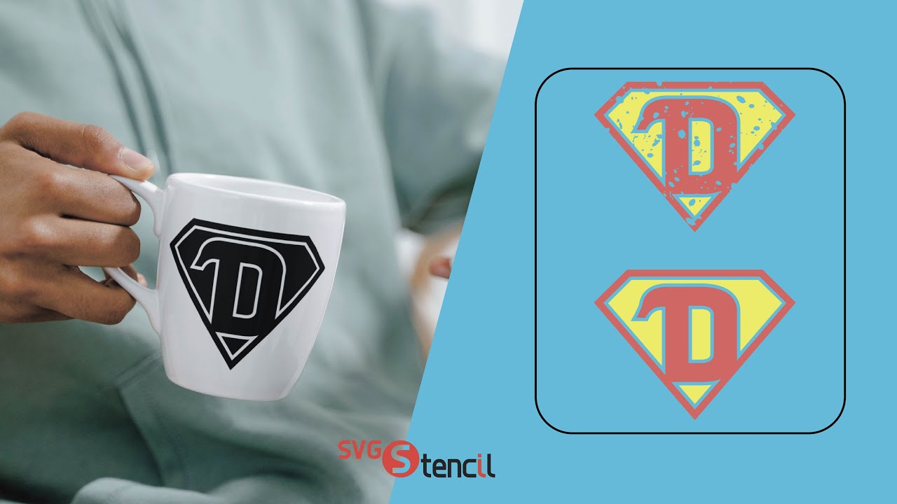 SuperDad svg design - SVGStencil - YouTube