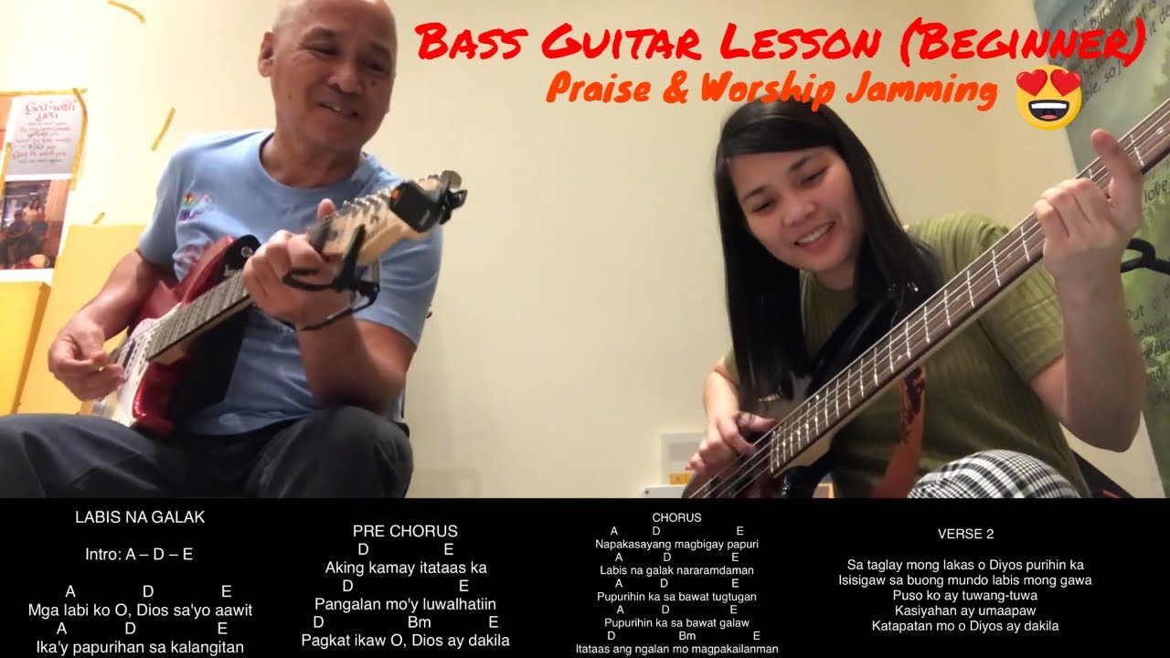 Bass Guitar Lesson | Beginner | Praise & Worship Jamming - YouTube