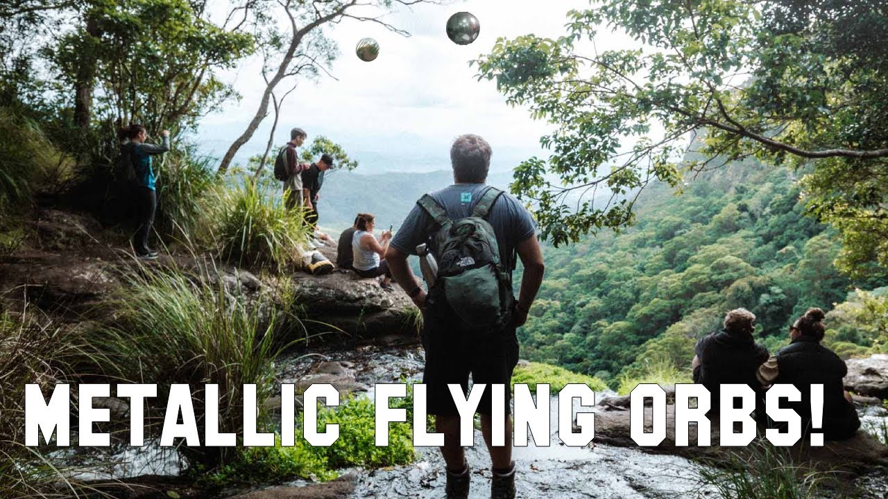 Metallic Flying Balls Spotted In Broad Daylight! - YouTube