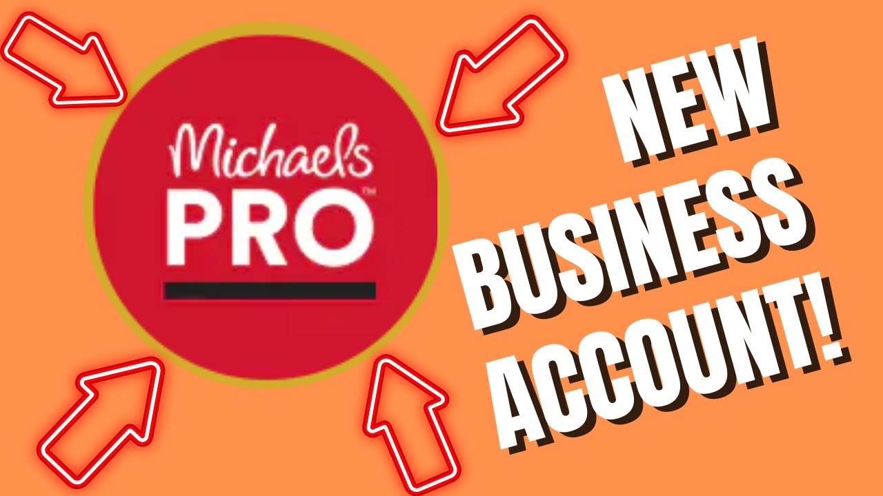 How To Get An Michaels Pro Business Account - YouTube