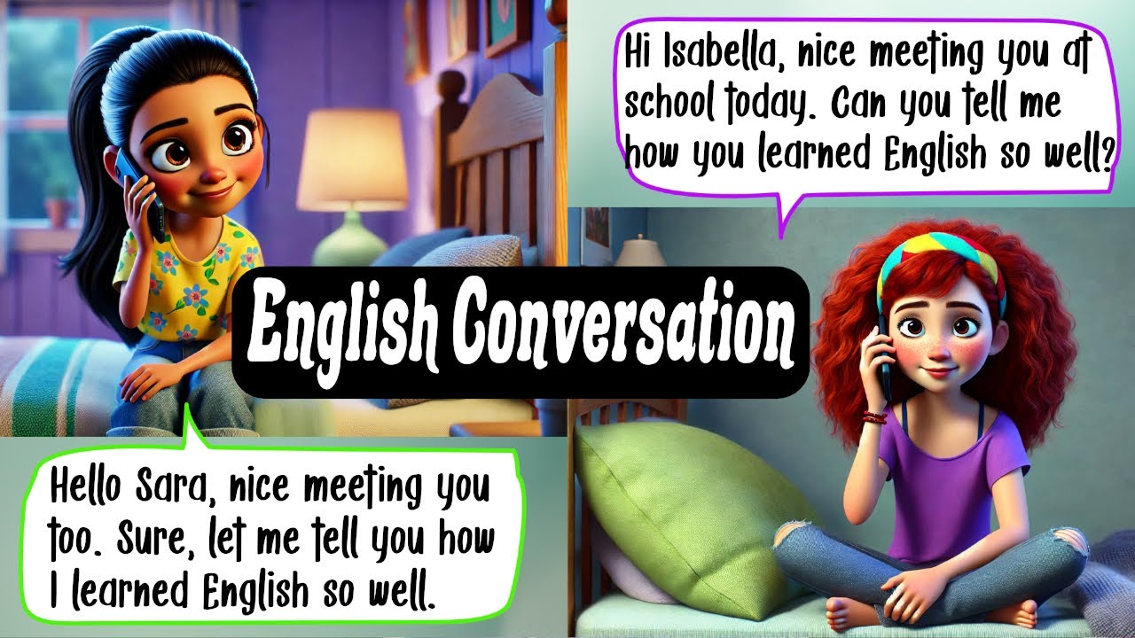 Sara & Isabella Questions and Answers in English | English Conversation ...