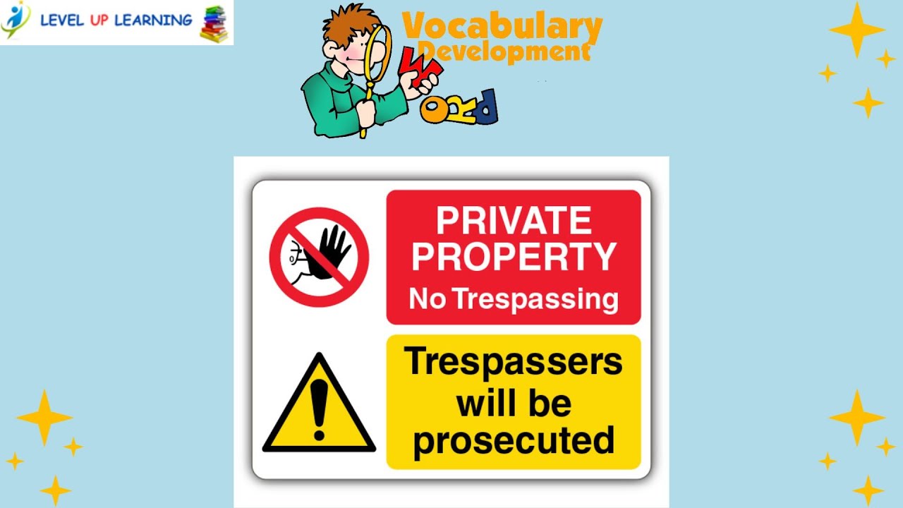Vocabulary - Trespassing - YouTube