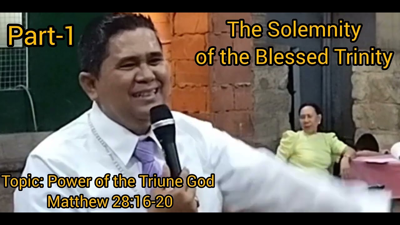 Topic: Power of Triune the God Matthew 28:16-20 (Introduction only ...