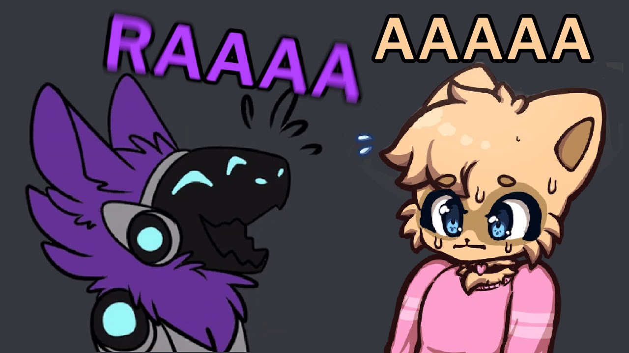 GENERIC PURPLE PROTOGEN SCARED ME SO BAD - YouTube