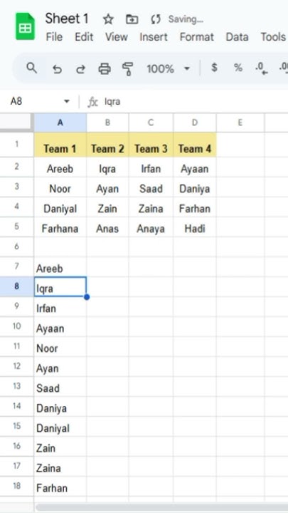 How to Use flatten function in Google sheets - YouTube