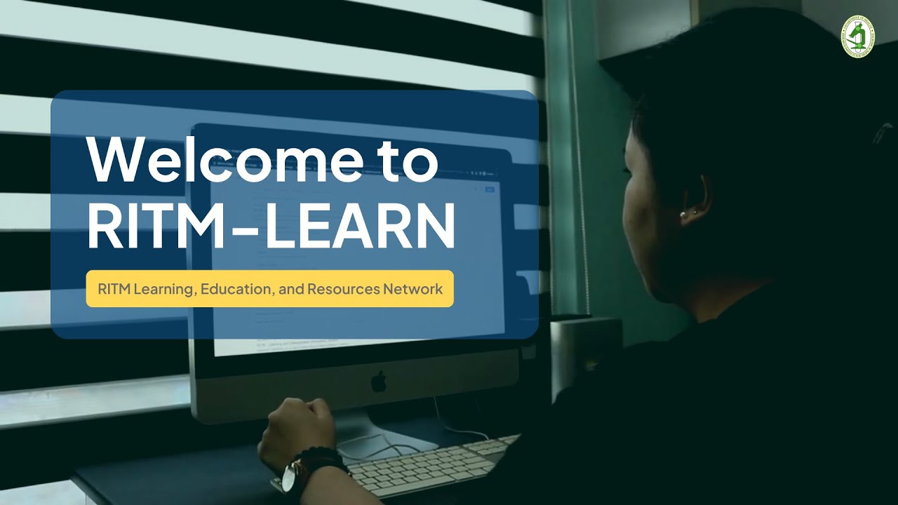 Here's how to enroll in the RITM-LEARN - YouTube