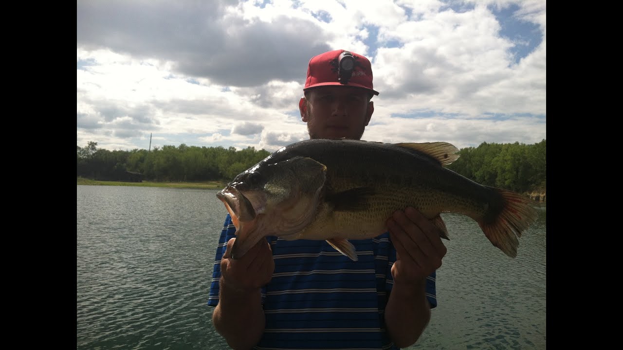 Hat Cam Fishing Topwater 6lb bass - YouTube