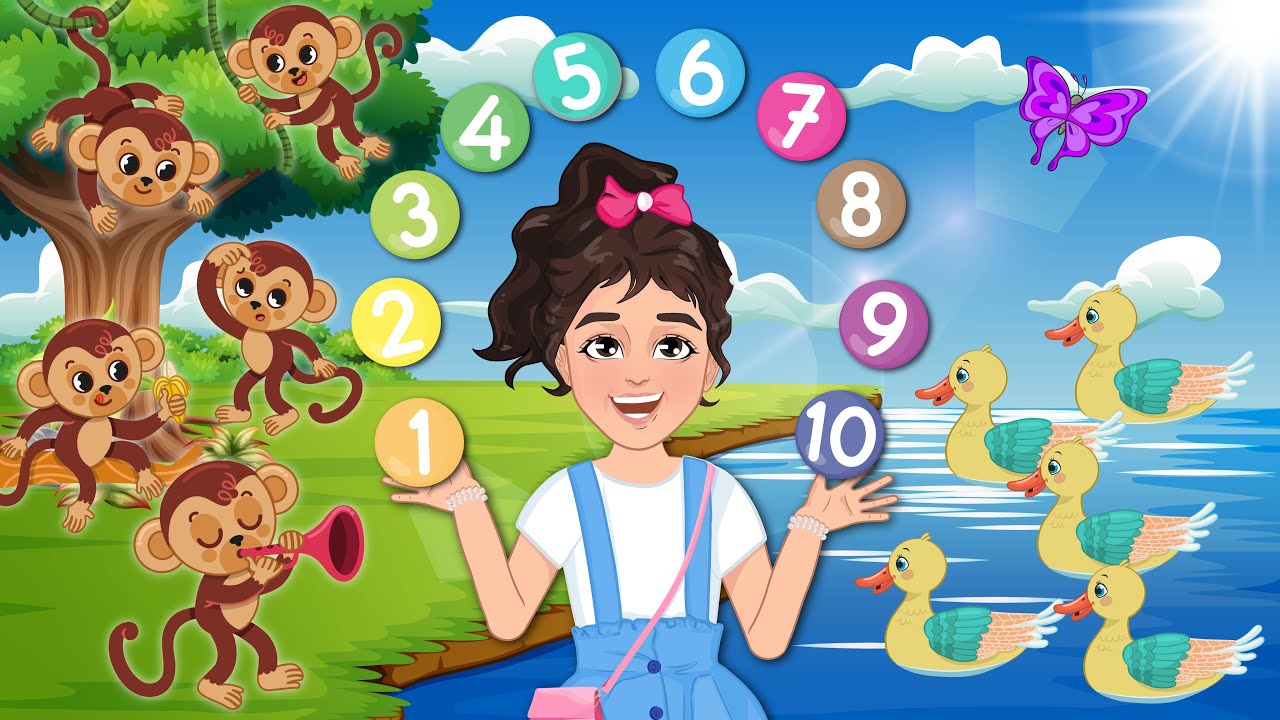 Counting Songs | Nursery Rhymes & Preschool Songs for Kids - YouTube