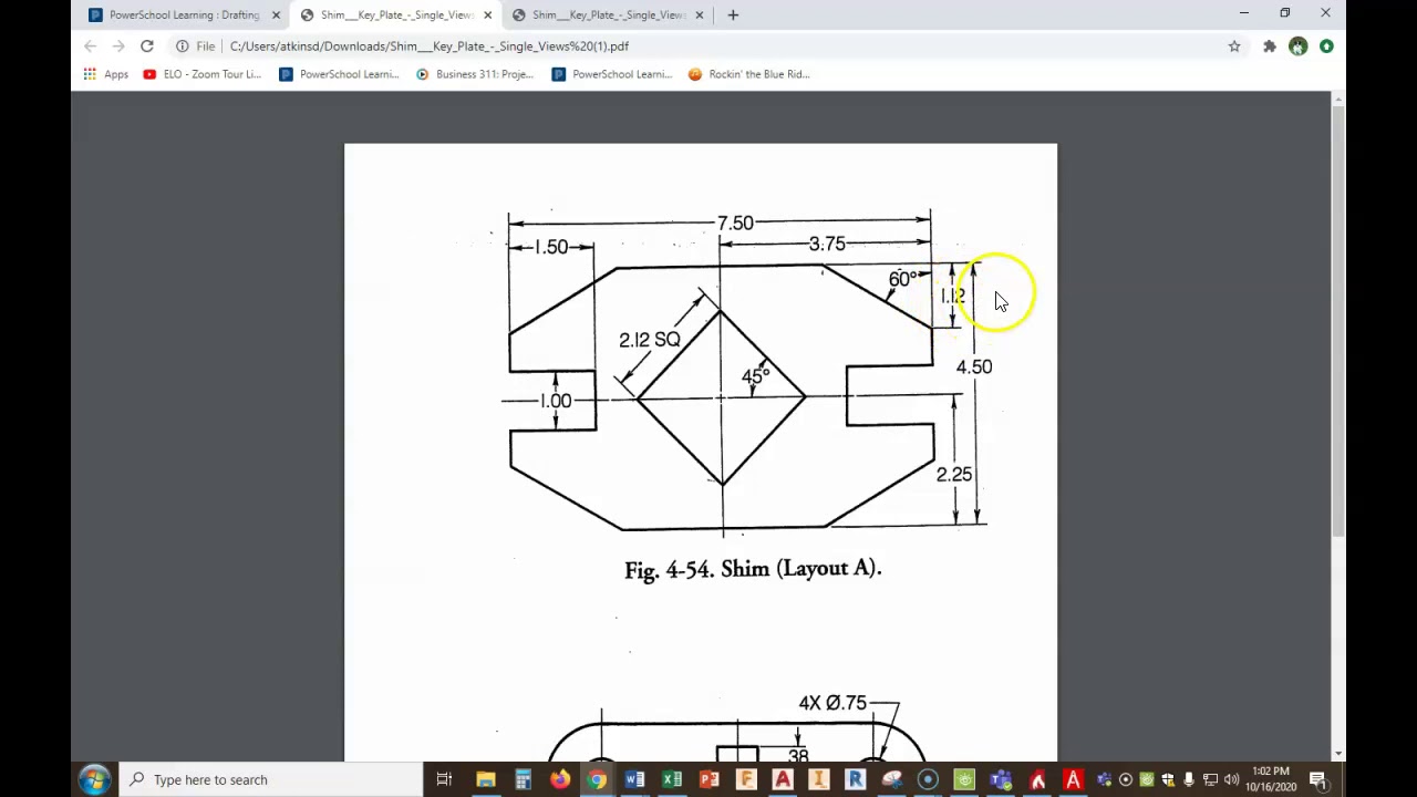 AutoCAD - Shim & Key Plate - SV - YouTube