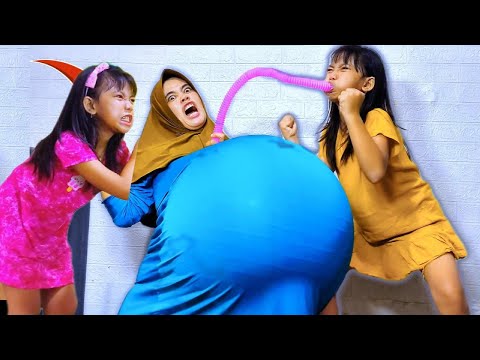 KAGETT...!!! ASTAGA...MAMA GENDUT KENA PRANK ABRIANA.... TAPI KOK ABRIANA YANG MULES ???