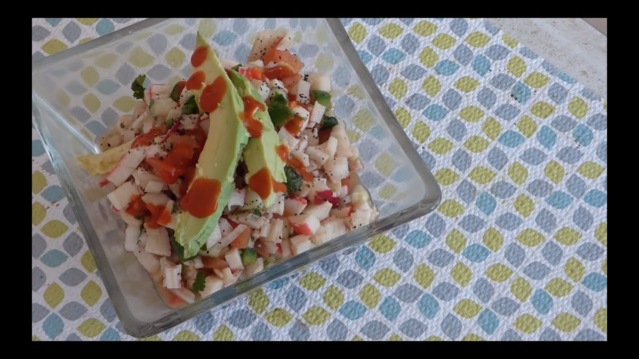 Como Hacer Ceviche De Surimi - YouTube