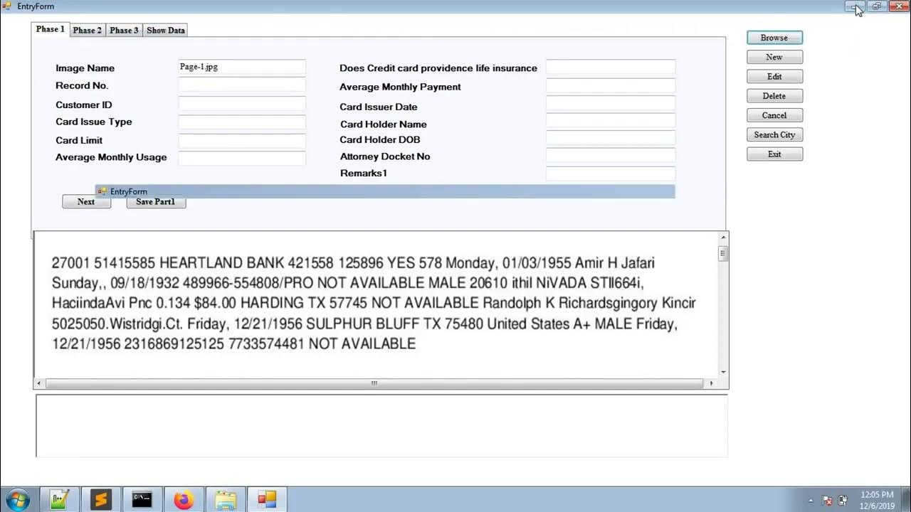 CIBIL MANAGEMENT | DATA ENTRY | QUALITY CHECKING | FORM FILLING | AUTO TYPING SOFTWARE - YouTube