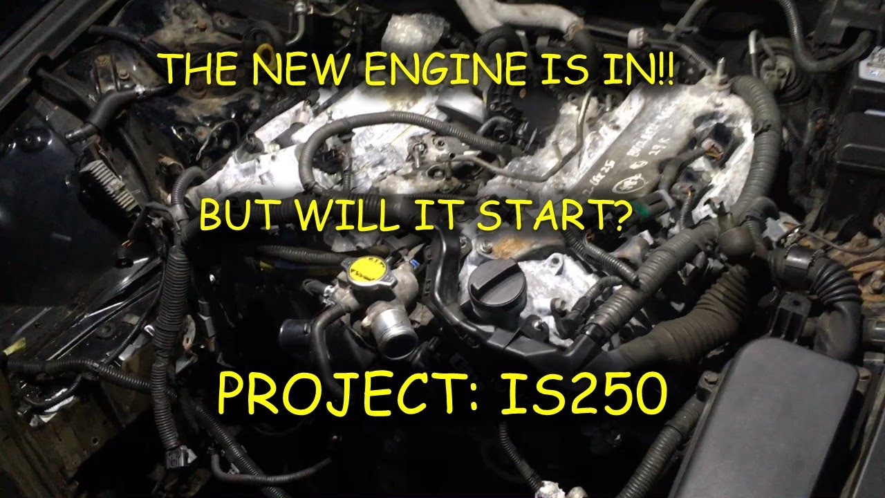 The IS250's new engine is in... Does it work? - YouTube